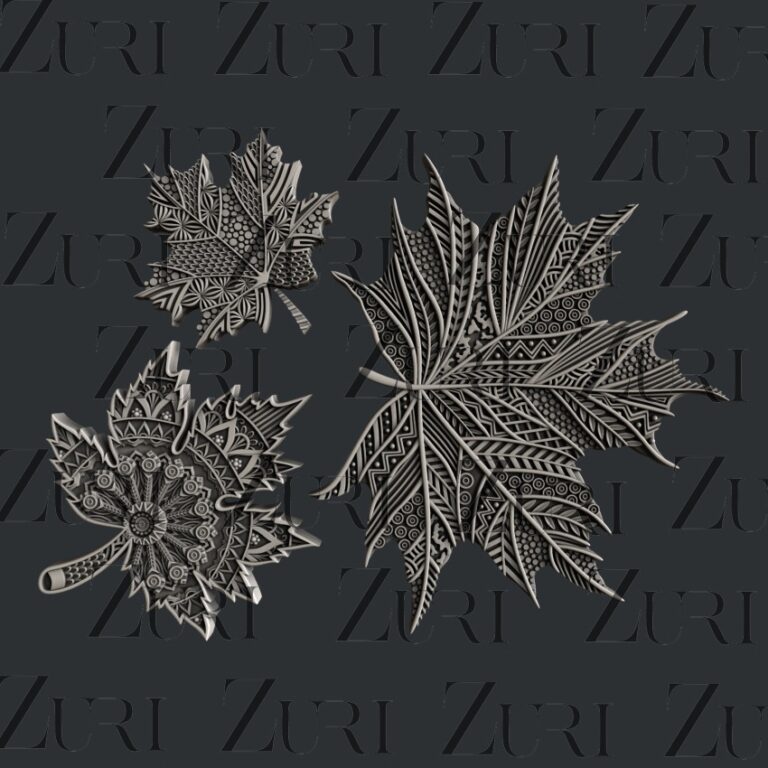 Ornate Leaves Silicone Mould